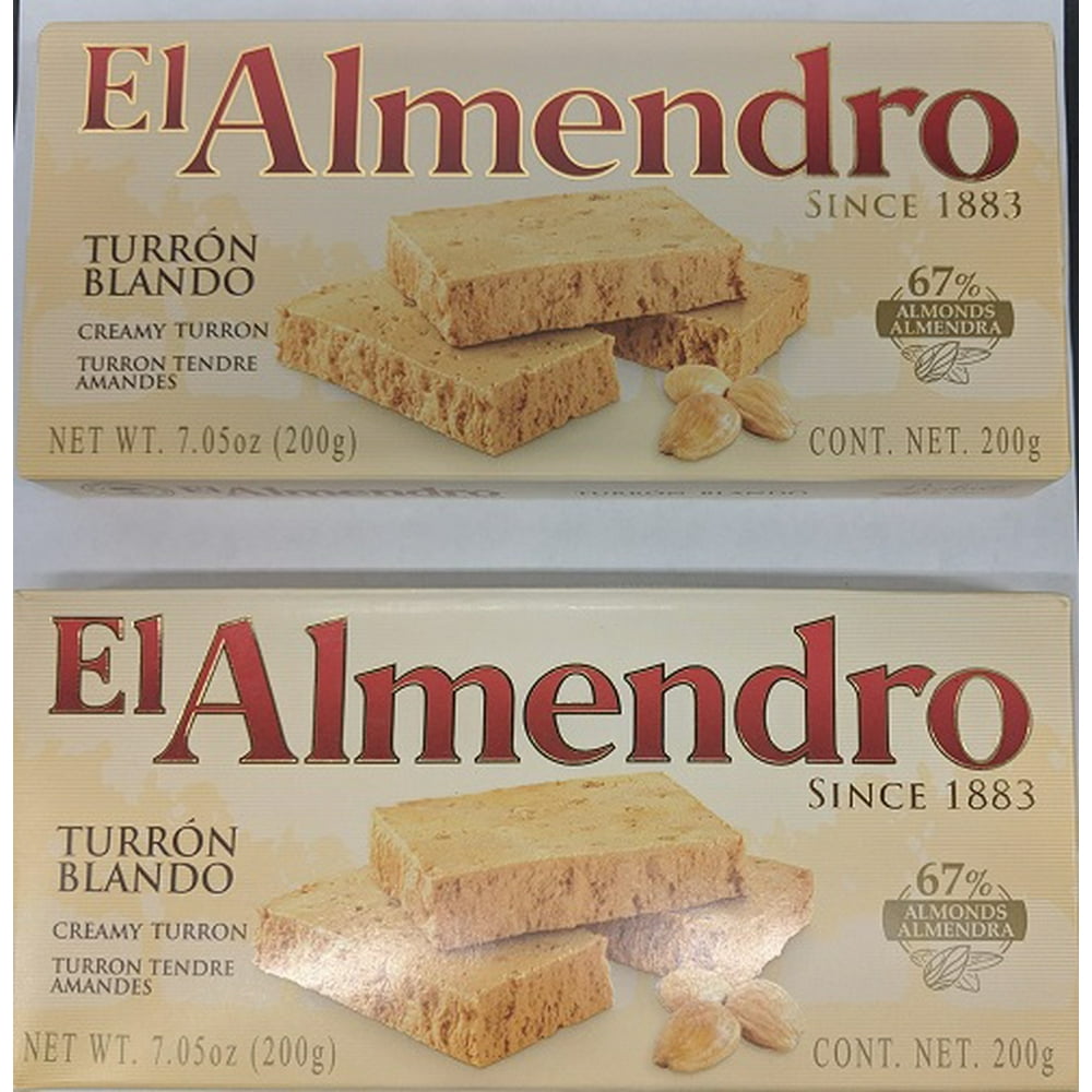 El Almendro Turron Blando 200 grs (7 oz.) 2-Pack - Walmart.com ...