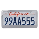 Heavy Duty Stainless Steel Metal Chrome Blank Plain License Plate Frame ...