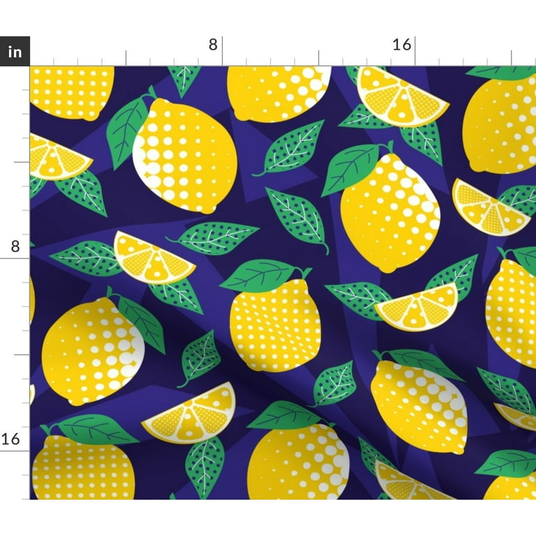 Lemons Fabric Sewing