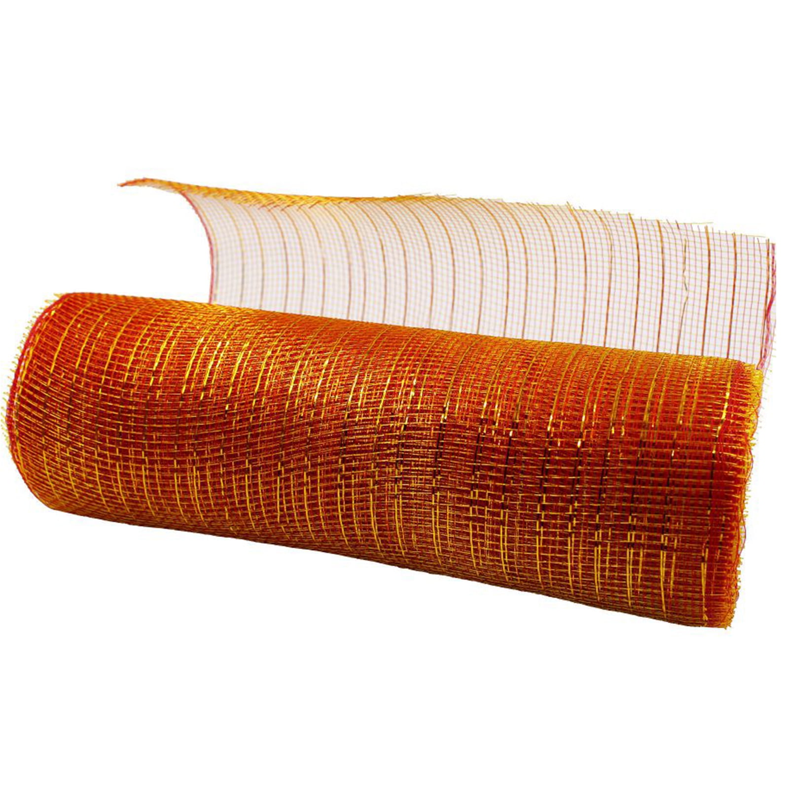 Red Deco Mesh Copper Mesh Ribbon Metallic Brown Mesh Ribbon Basic Mesh ...