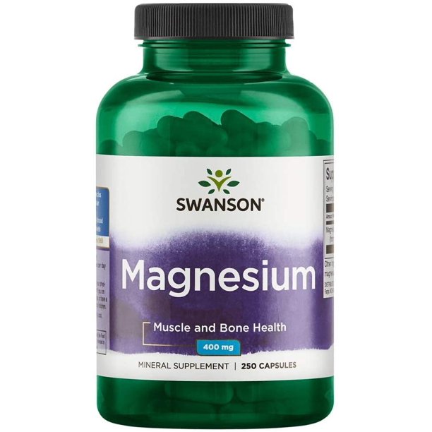 Swanson Magnesium 200 mg 250 Capsules - Walmart.com - Walmart.com