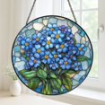 Botanical Wildflower Stained Glass Suncatcher – Decorative Window ...