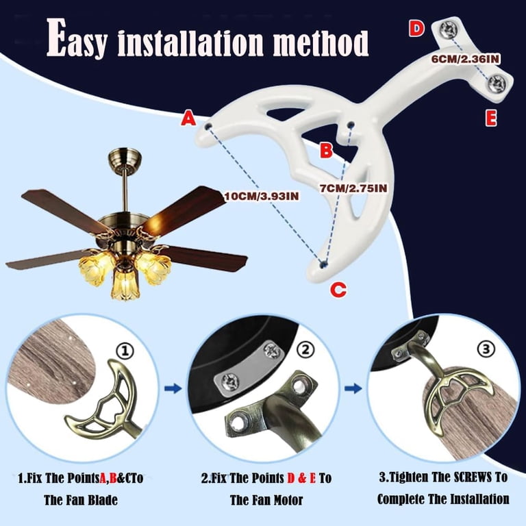 Universal Ceiling Fan Blade Brackets Uonlytech Fan Blades Arm Ceiling