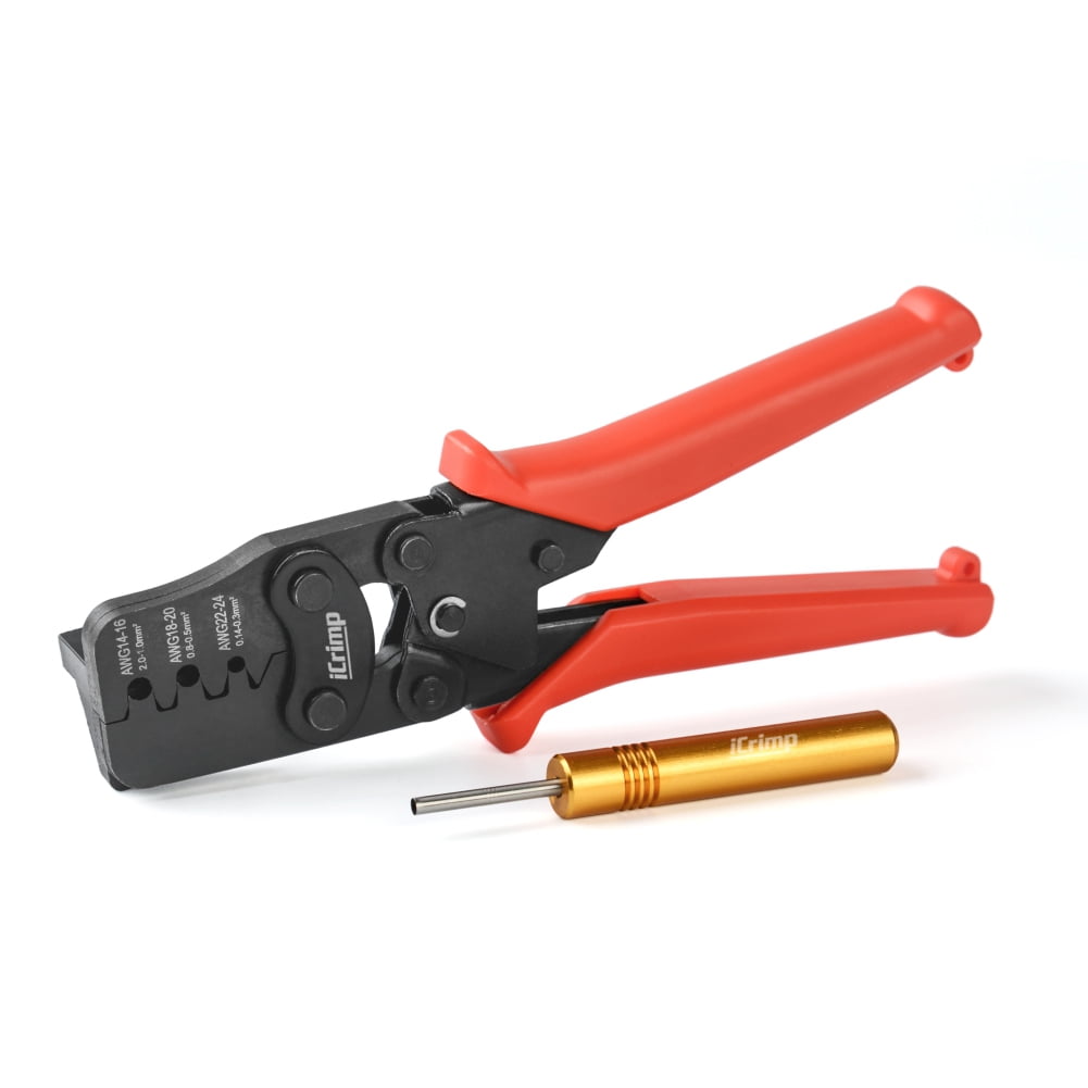 iCrimp 24-14AWG(0.25-2.0mm²) One Step Weather Pack Crimping Tool IWS ...
