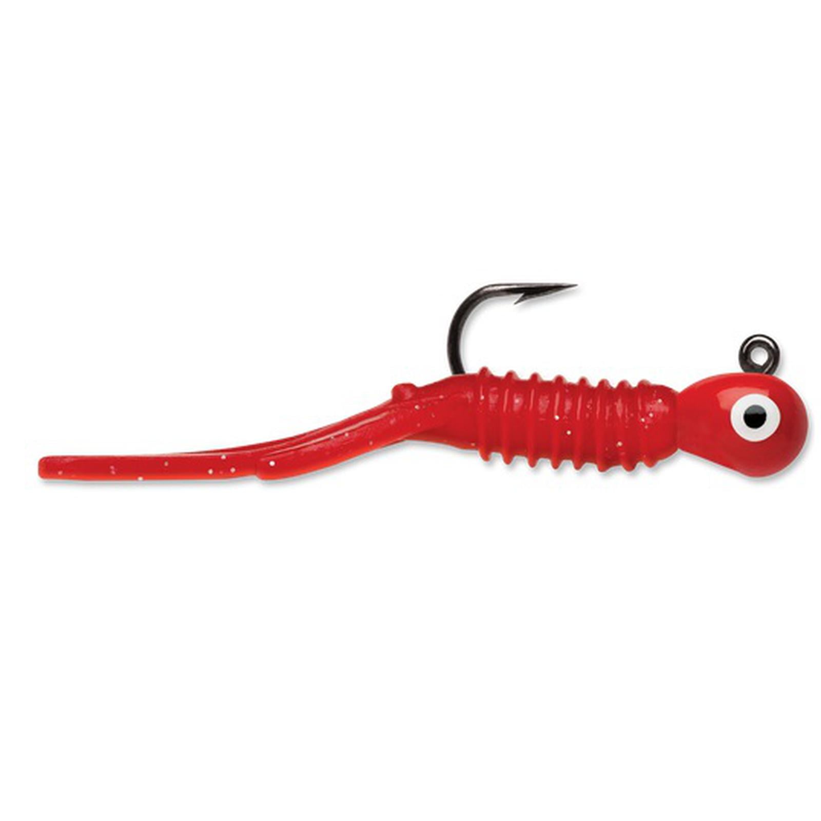VMC Jigs 1/16 Ounce Tungsten Nymph Jig Pack of 2 Glow Red, TNYJ116GLRD ...