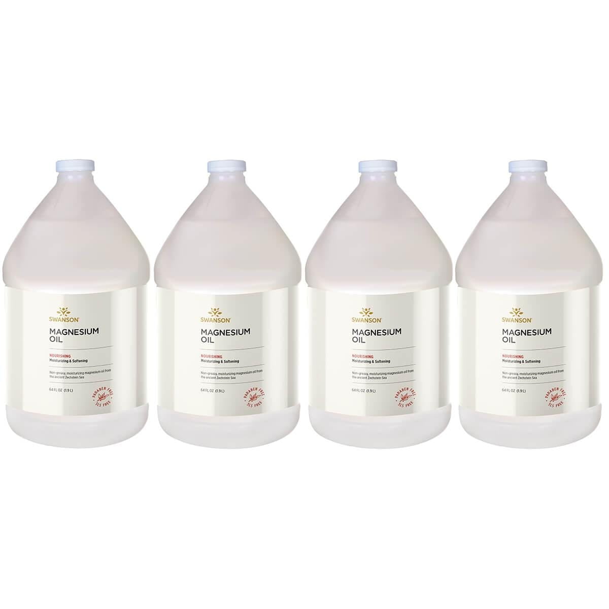 Swanson Magnesium Oil 64 fl oz Liq 4 Pack - Walmart.com