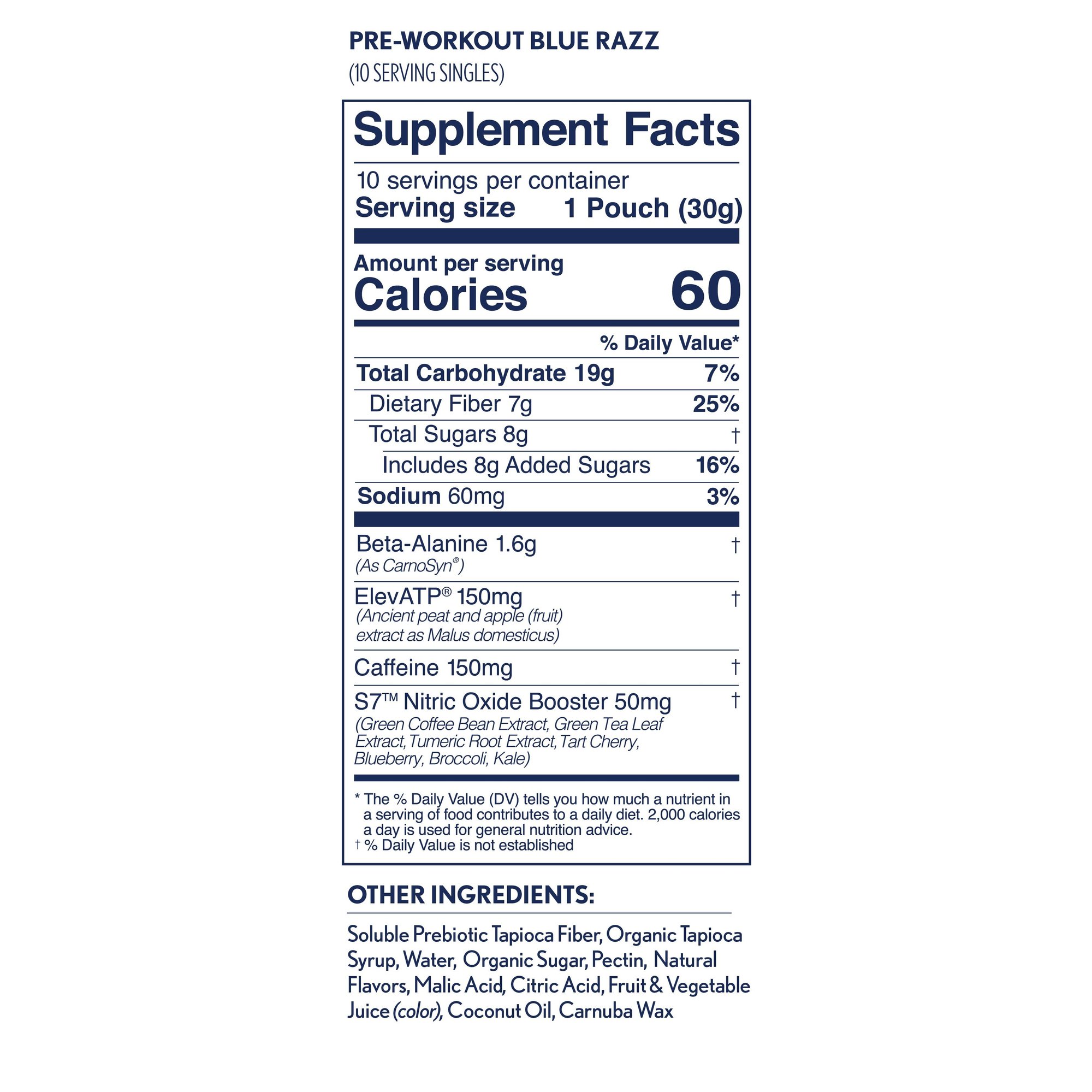 Hilo Pre-Workout Energy Gummies w/ Caffiene, Blue Razz Flavor, 10 ct ...