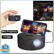 Crosstour WiFi Mini Projector P770, HD 720P, 200'' Screen for Outdoor ...