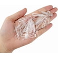 200 Pcs Clear Plastic U Shape Alligator Clips Folding Clip for Shirt ...