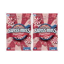 Swiss Miss Peppermint Flavored Hot Cocoa Mix, 6 Count Hot Cocoa Mix ...