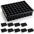 54 Cell Seed Starter Trays, 2.8" Deep Plug Flat Tray,10 Pieces Big ...