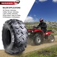 Wanda ATV/UTV Tire 25X12-10 25x12x10 6PR P306 - 10132, Set 1 - Walmart.com