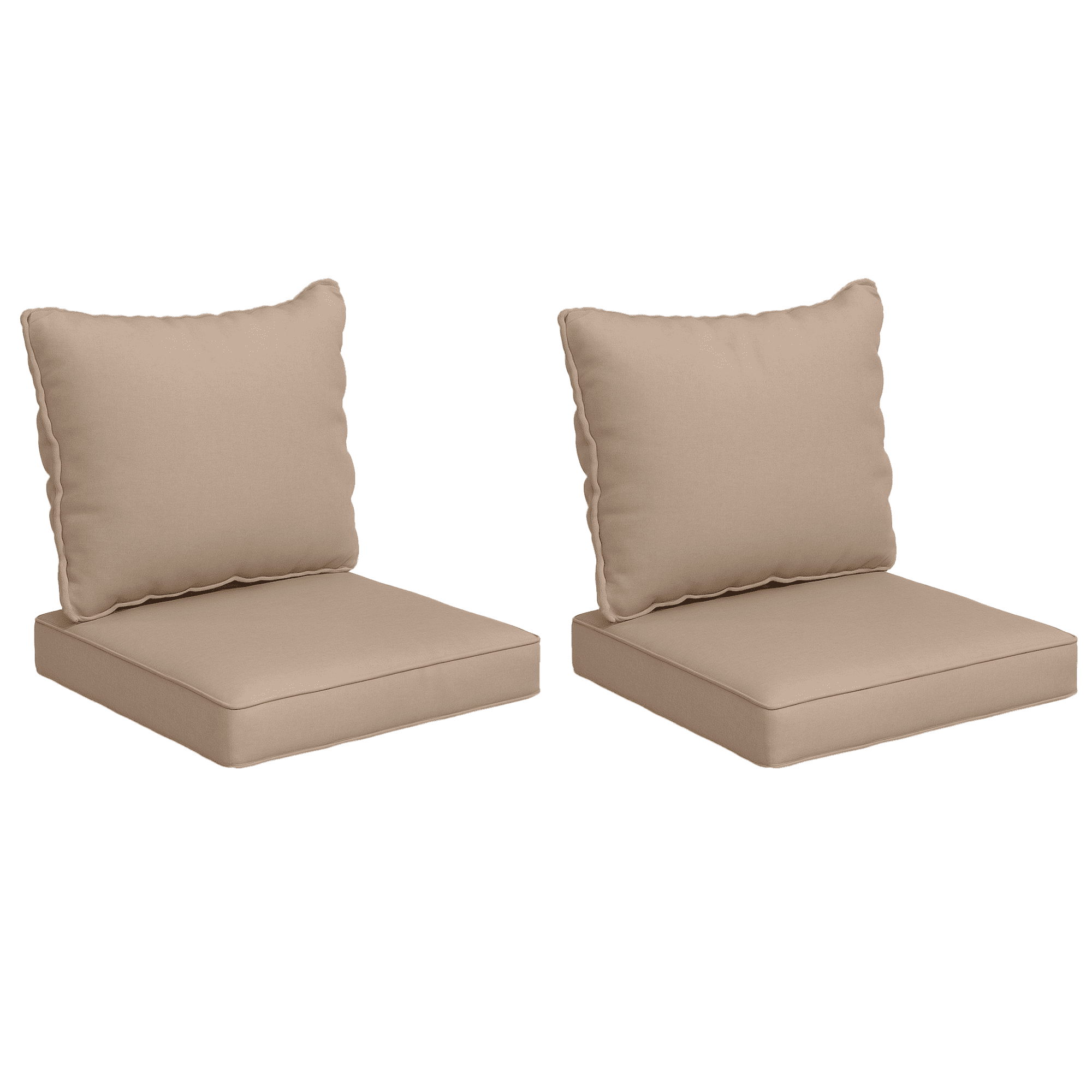 Click here for Outsunny Outdoor Chair Cushions With Backrest For... prices