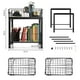 2-Tier Pull-Out Storage Rack, Under Sink Cabinet Sliding Drawer ...