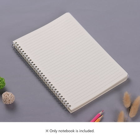 B5 Coil Notebook Spiral Notebooks with Elastic Band 8mm Lined Pages ...