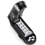 Equate Pill Cutter with Safety Shield and Magnifier, Plastic HSA/FSA ...