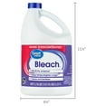 Great Value Bleach, 121 fl oz, disinfects and sanitizes household ...