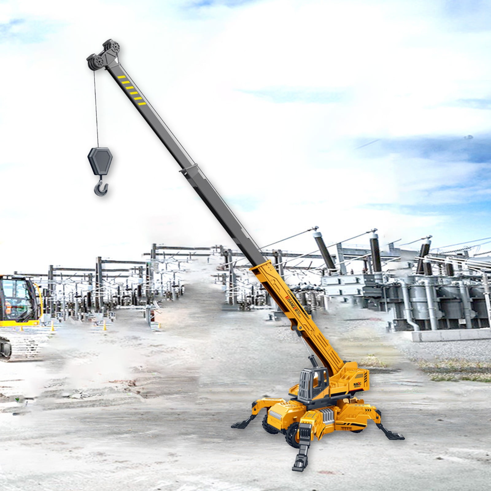 Click here for Yimwnyi Simulated Hoisting Machine Toy  Inertial P... prices