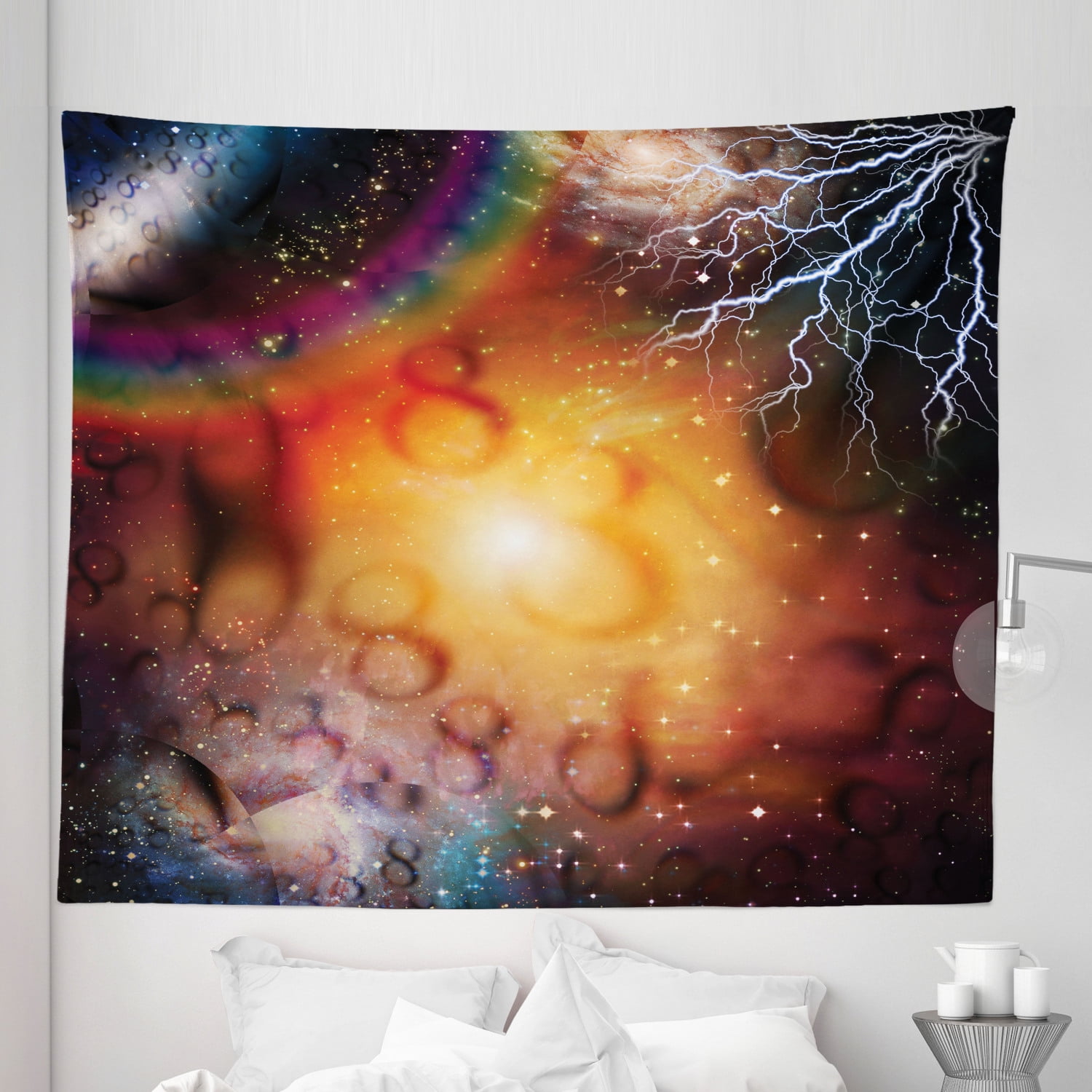 Astrology Tapestry, Abstract Astral Illustration of the Universe ...