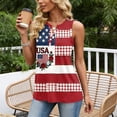 Stralyhd 4th Of July Women's Tank Tops American Flag Striped Shirt ...