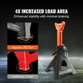 3-ton double lock safety jack bracket 14.2-23 inches height adjustable ...