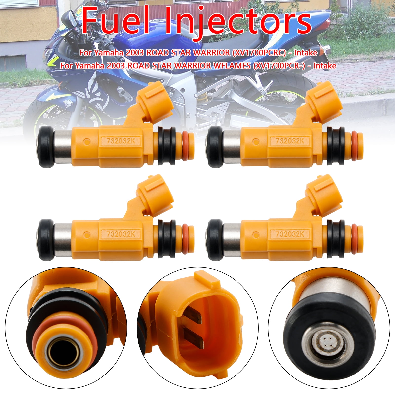 Click here for Motorgenic 4pcs Fuel Injectors 5fl-13761-00-00 For... prices