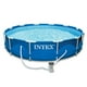 Intex Metal Frame 10'x30" Swimming Pool with Filter Pump & Maintenance ...
