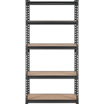 "BENTISM 5-Tier Heavy Duty Steel Unit, Adjustable Garage Rack, 12""D x ...
