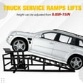 Danolapsi 2PCS Hydraulic Car and Truck Service Ramps,11023 Lbs (5 Tons ...