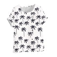 DeHolifer Linen Shirts Women Button Down Crewneck Lightweight Casual ...