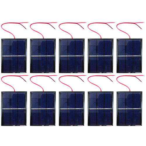 10 pack Solar Cells - 1.5V 400mA 80x60mm - Walmart.com