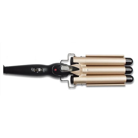 Hair Curler Clips Pins 20mm Hair Curling Iron Ceramic Triple Barrel ...