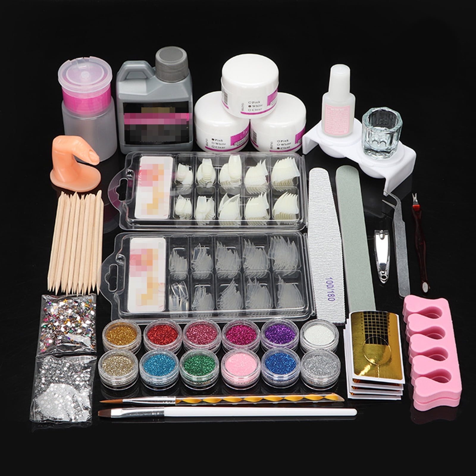 Click here for Yeacher 12-Color Glitter Nail Art Kit For Beginner... prices