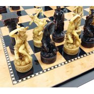 Greek Mythology Olympus Gods Chess Set Antique White W/ 18" Cherry ...