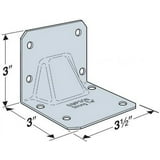 Simpson Strong Tie HGAM10KTA Gusset Angle Bracket Kit 10 HGAM10's w/SDS ...