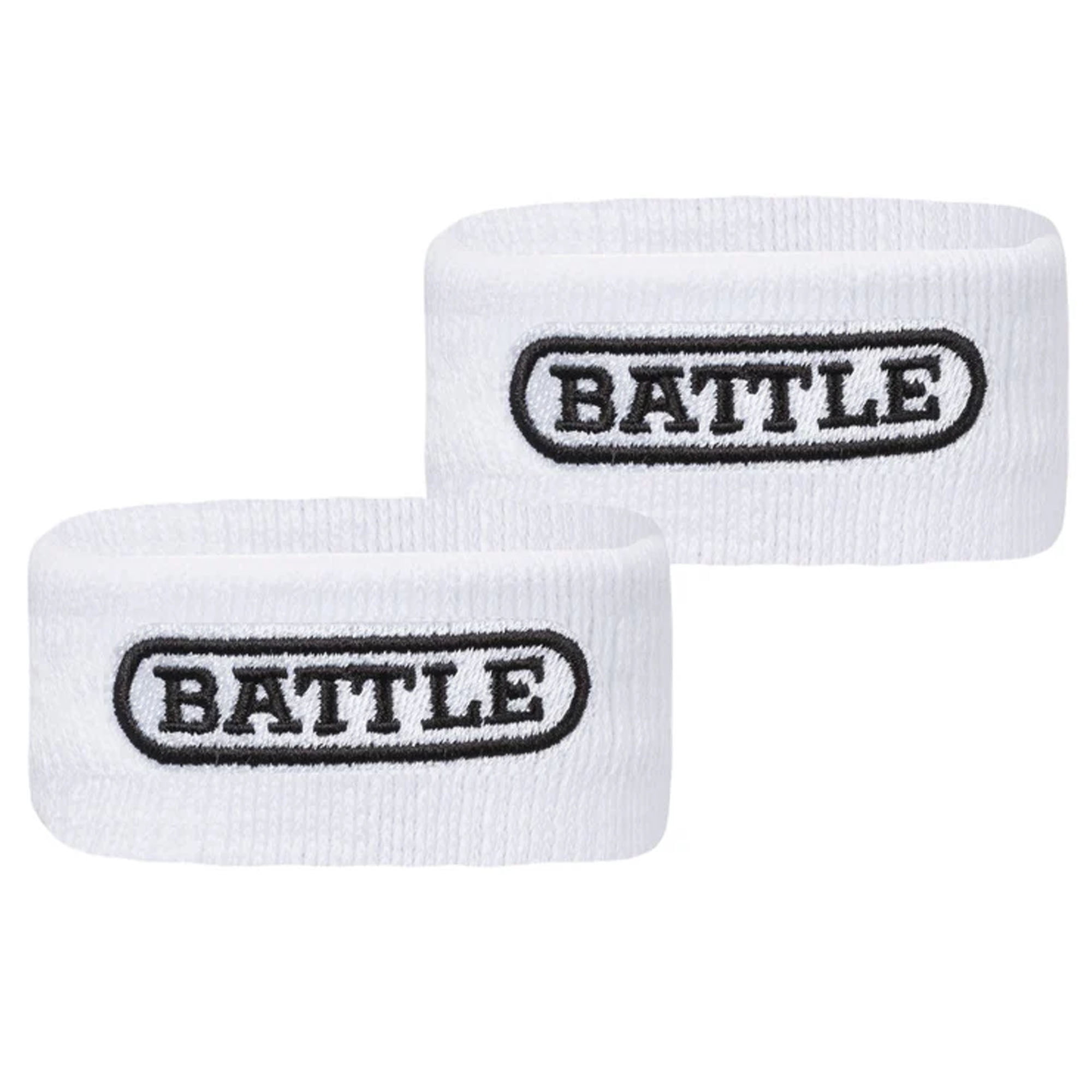 Click here for Battle Sports Football Thick Arm Bands - White/Bla... prices