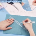 2Pcs 2 Styles Acrylic Measuring Tool Ruler Clear 22.8~38x2x0.3cm 1pc ...