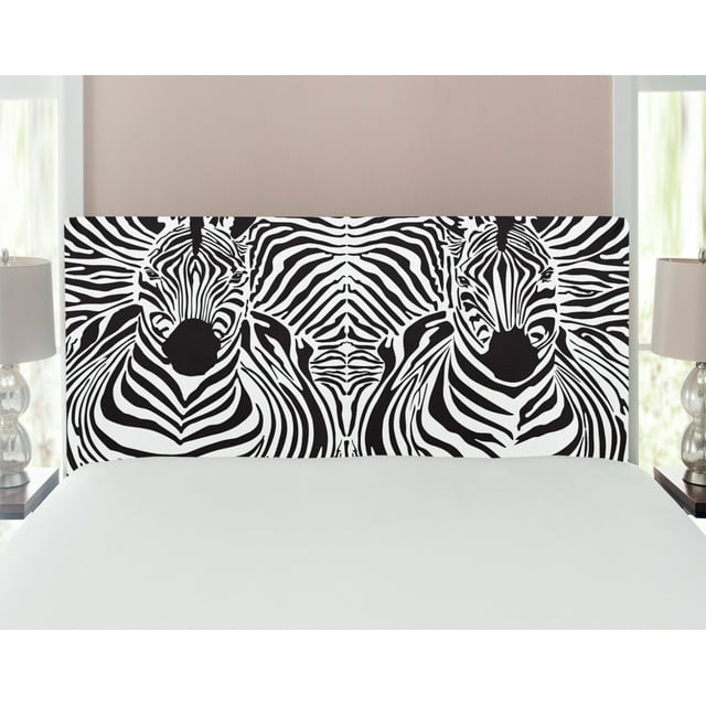 Zebra Print Headboard, Illustration Pattern Zebras Skins Background ...
