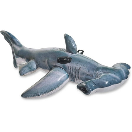 Intex Inflatable Realistic Hammerhead Shark Ride-On Float – Deal ...