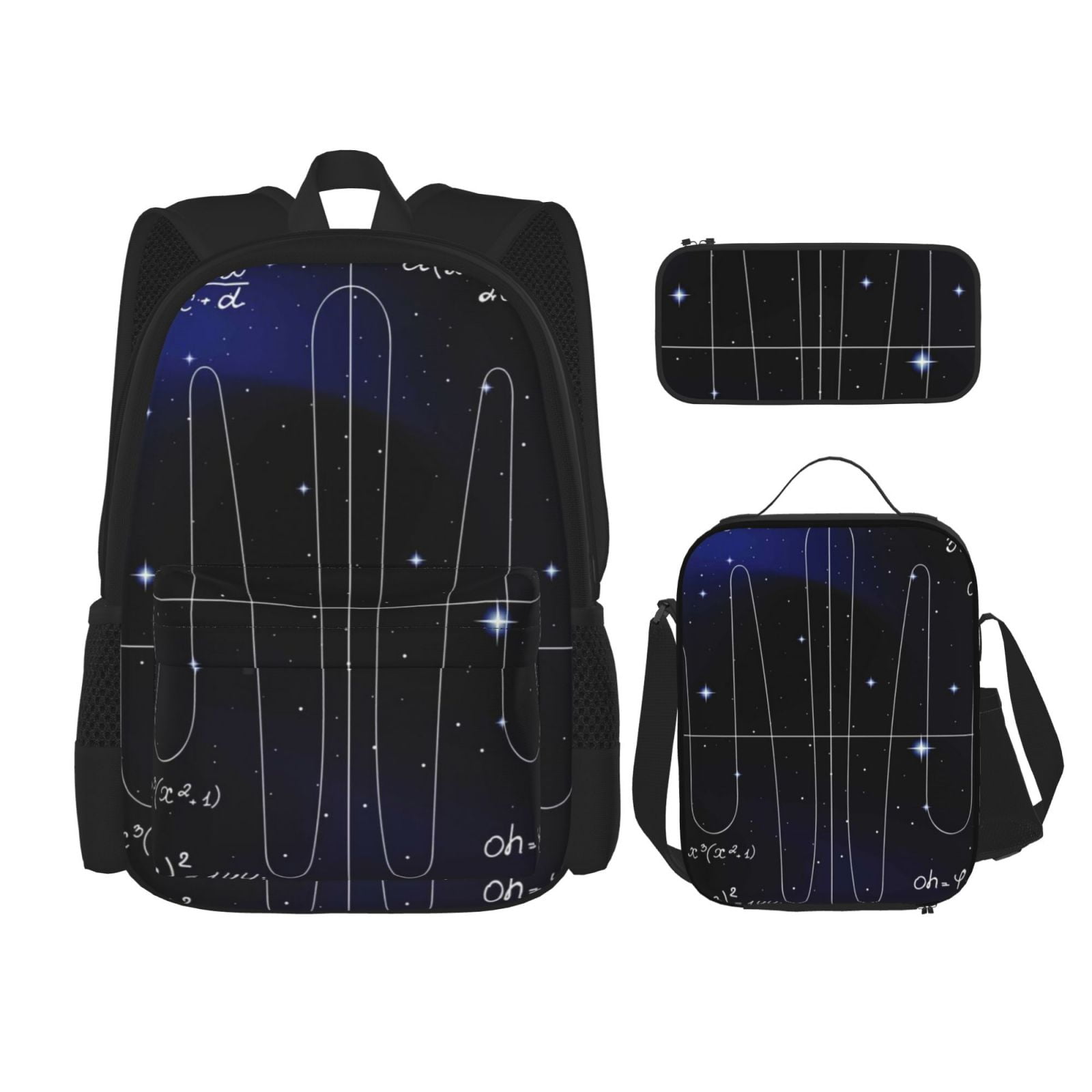 Fotbe Mathematica Science Set Escolar 3 en 1 para Niños - Mochila Duradera con Lonchera Aislante ...