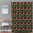 Bathroom Shower Curtain Summer Watermelon Seamless Waterproof Shower ...