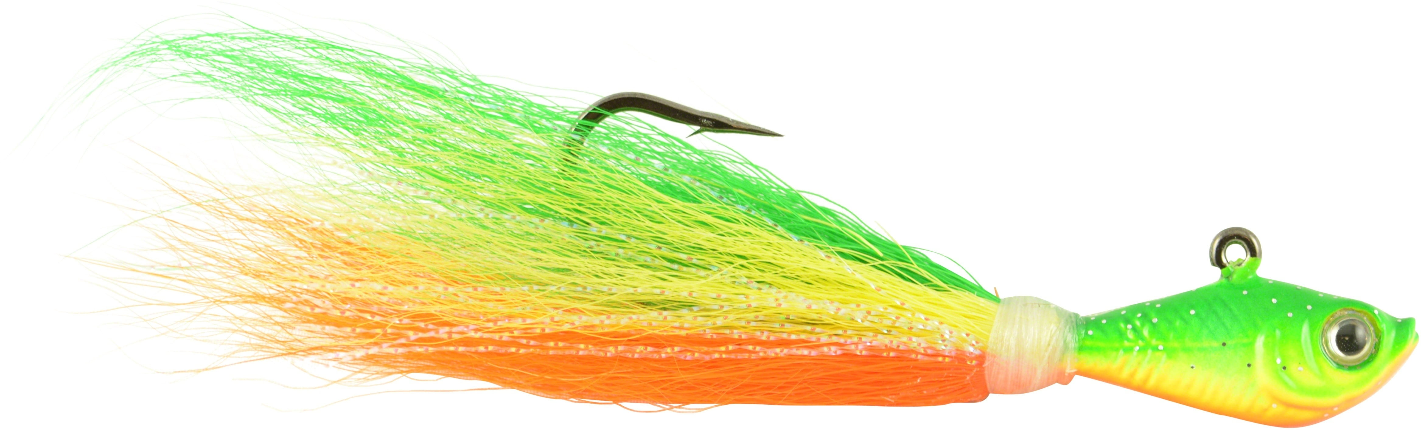Spro Fishing Lure SBTJZC-2 Prime Bucktail Jig 2 oz 7/0 Fishing Hook ...
