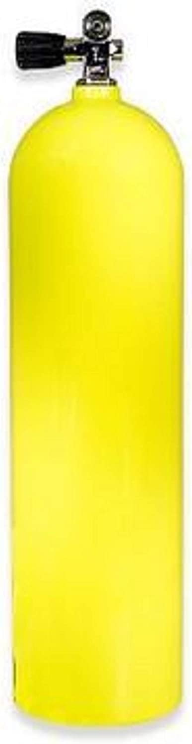 Sea Pearls 80 Aluminum Scuba Diving Air Tank 3000 PSI Yellow Delux K ...