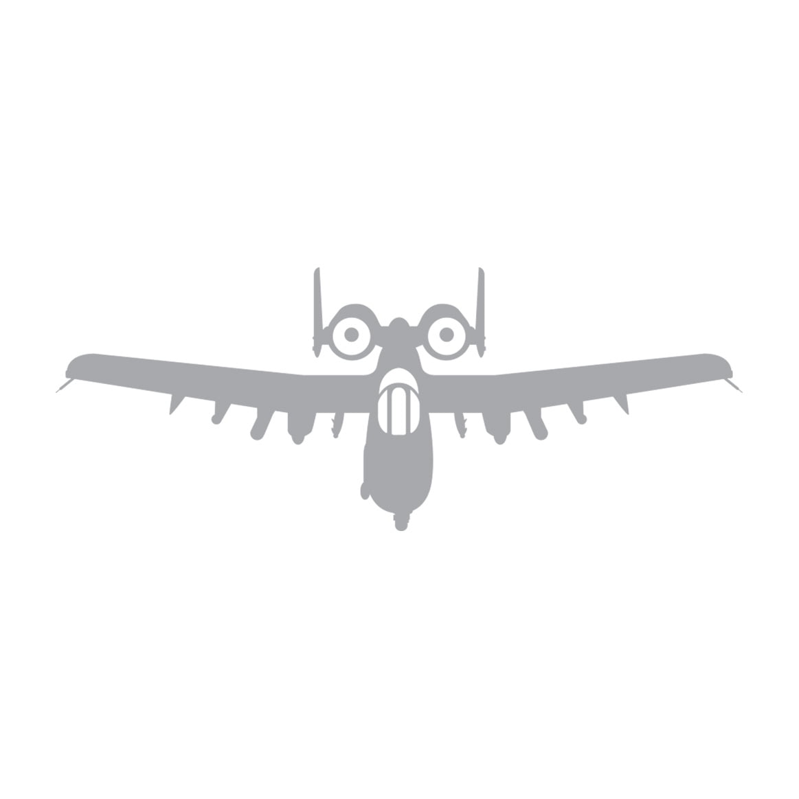 A-10 Thunderbolt II Sticker Decal Die Cut - Self Adhesive Vinyl ...
