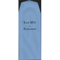 Exhibitindexes® Last Will & Testament Envelope Blue - Walmart.com