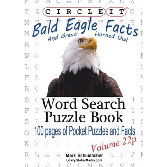 Pre-Owned Circle It, Bald Eagle and Great Horned Owl Facts, Pocket Size ...