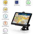 Gealach Car GPS Navigator, 7" Touchscreen, Real Voice Broadcast in 40 ...