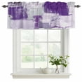 2 Pack Valances for Windows, Modern Oil Painting Window Valances for ...