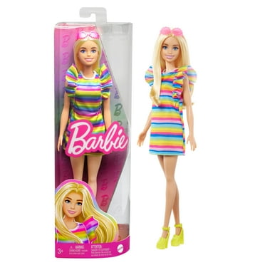 Barbie Doll with Braces and Rainbow Dress, Barbie Fashionistas ...