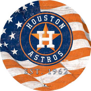 Houston Astros 12'' x 12'' Baseball Sign - Walmart.com